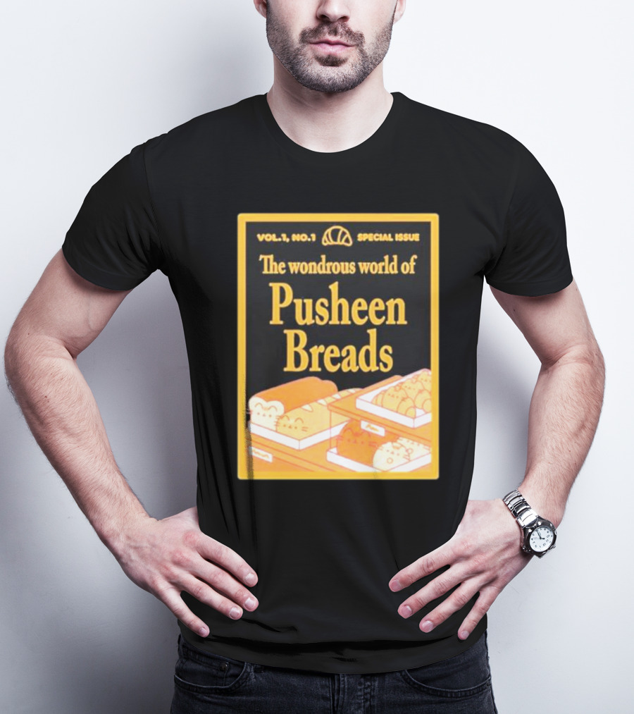 Vol. 1 No. 1 Special Issue The Wondrous World Of Pusheen Breads T-Shirt