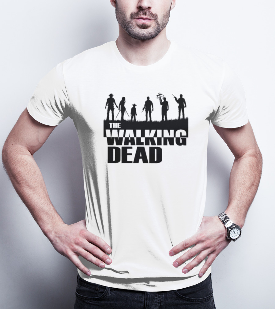 The Walking Dead Characters Silhouette Collection T-Shirt