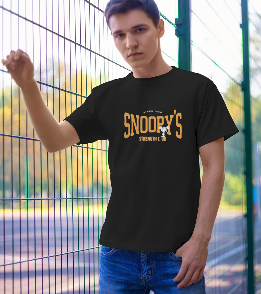Since 1950 Snoopy's Strength Club T-Shirt