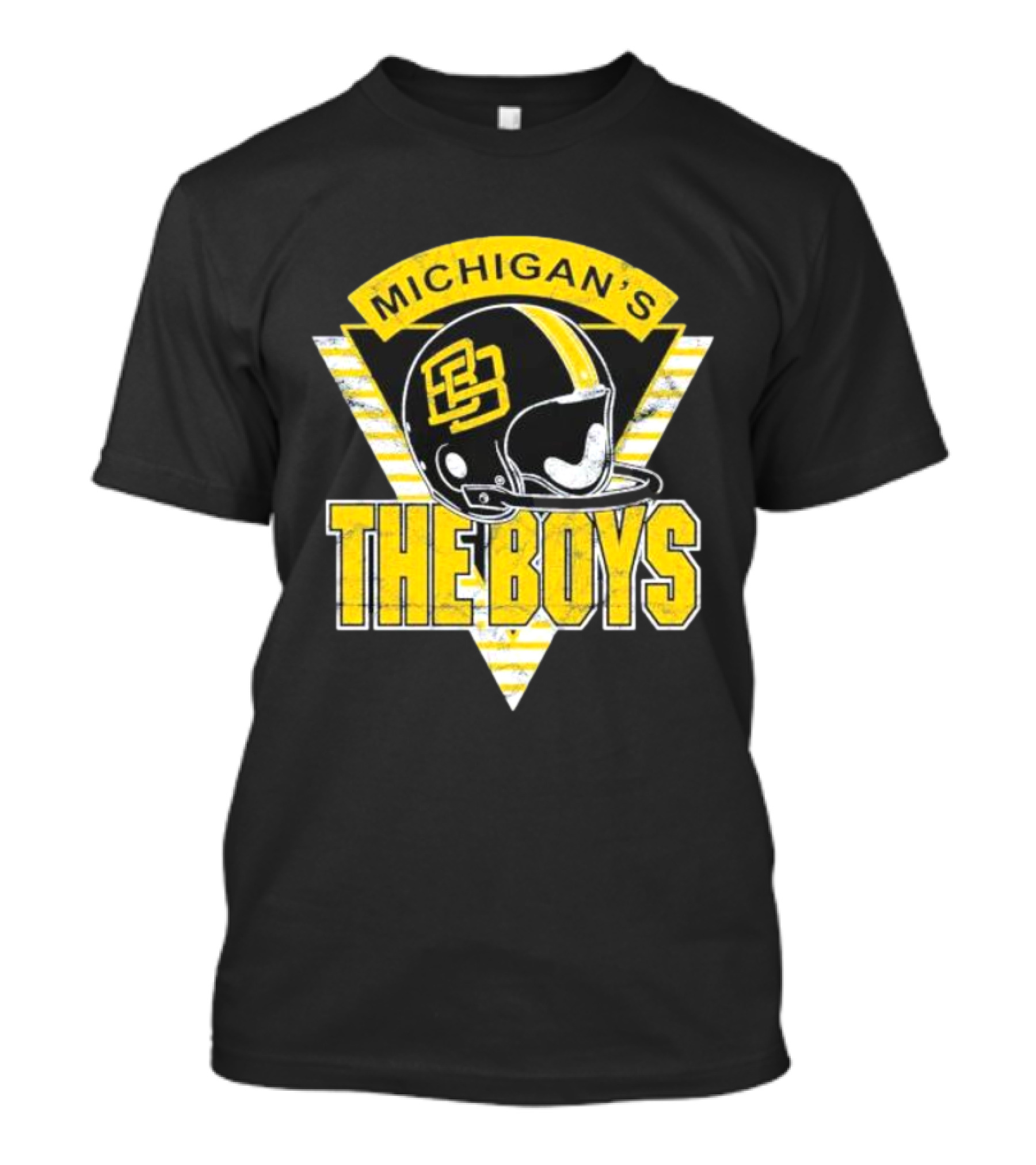 Bussin’ With The Boys Michigan’s The Boys Helmet T-Shirt