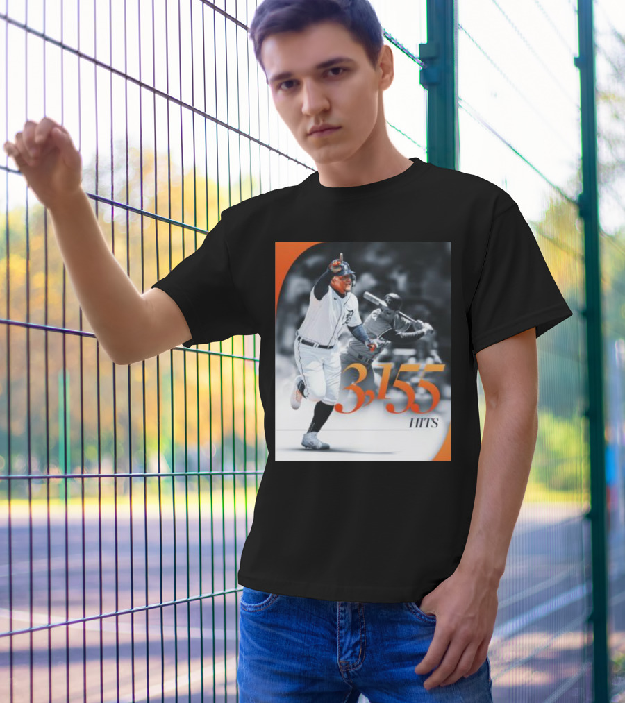 Miguel Cabrera 3155 Hits T-Shirt