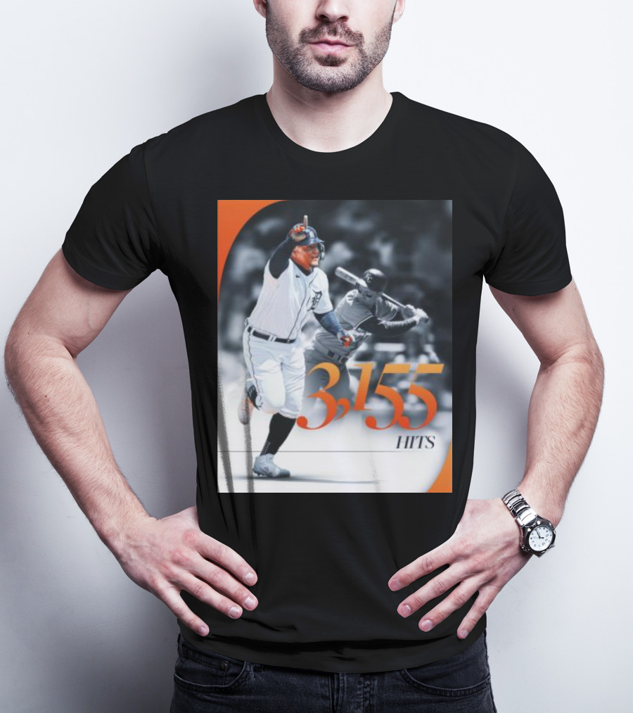 Miguel Cabrera 3155 Hits T-Shirt