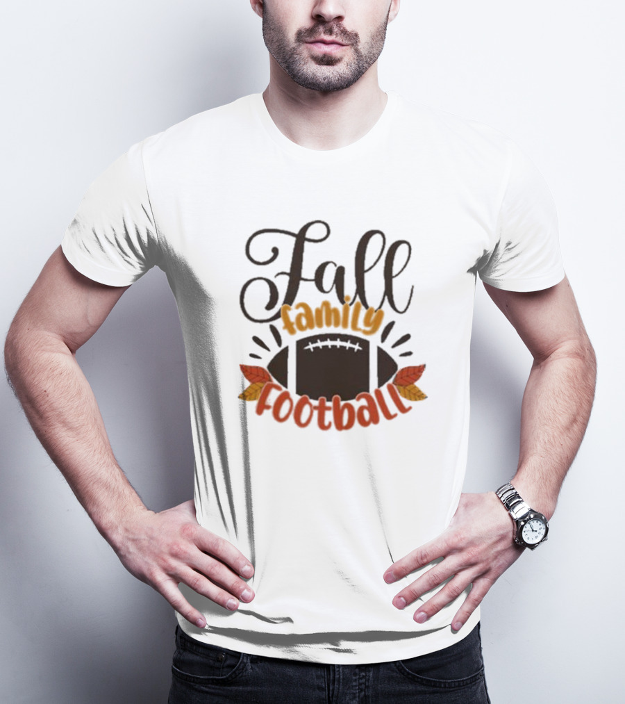 Fall Family Football Phase 6 Autumn Leaves T-Shirt