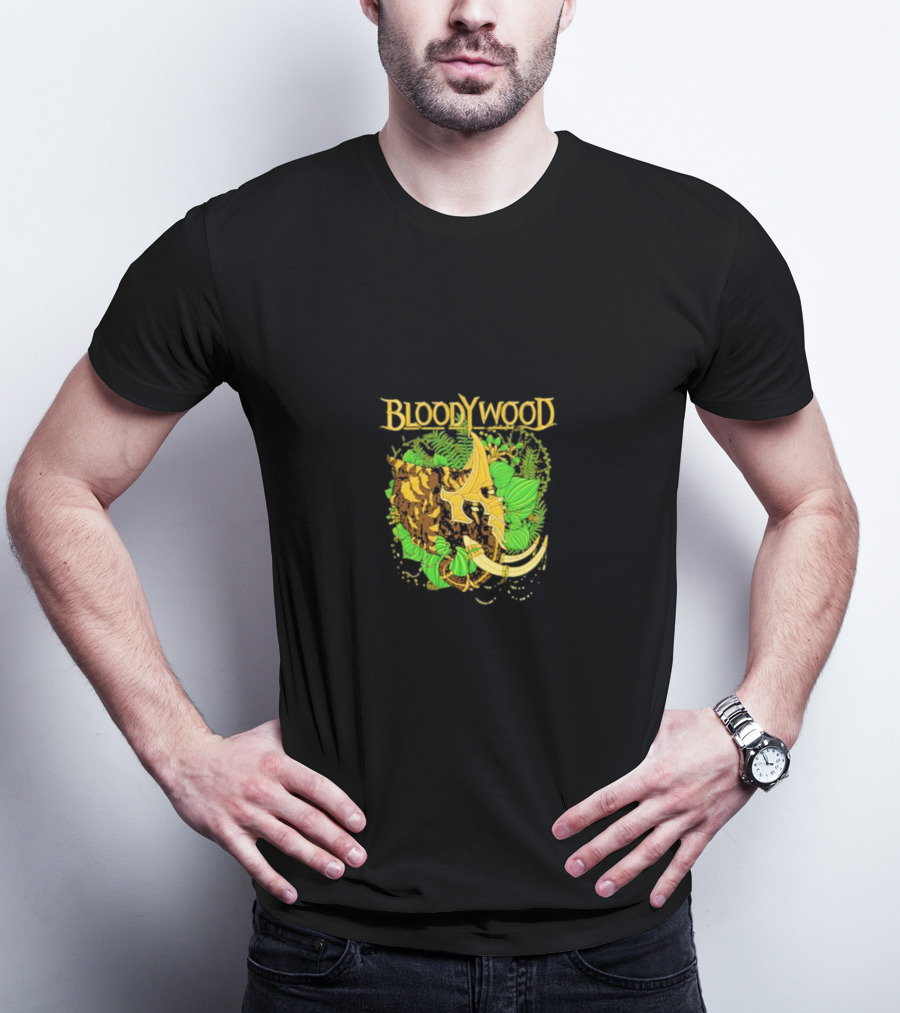 Bloodywood Band Jungle Theme Mask T-Shirt