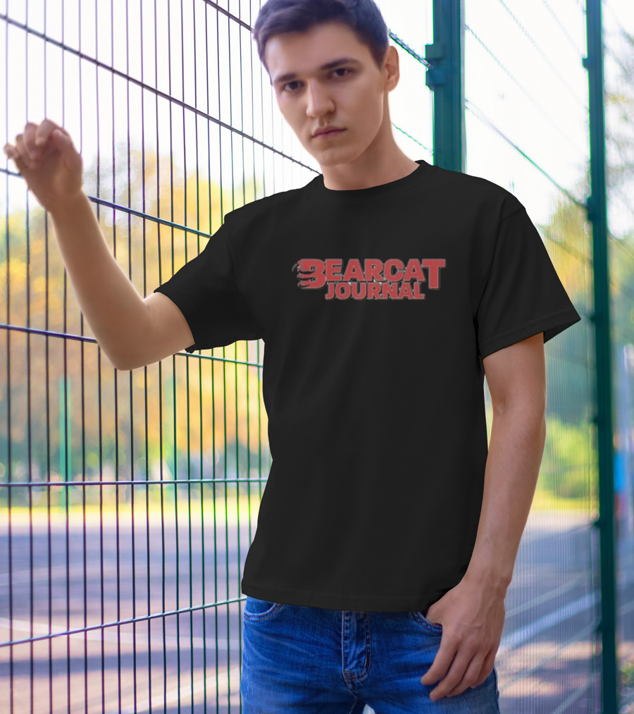 Bearcat Journal Clawed Logo Wordmark T-Shirt