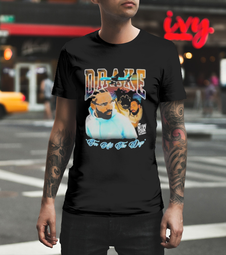 Drake For All The Dogs Airplane New York T-Shirt