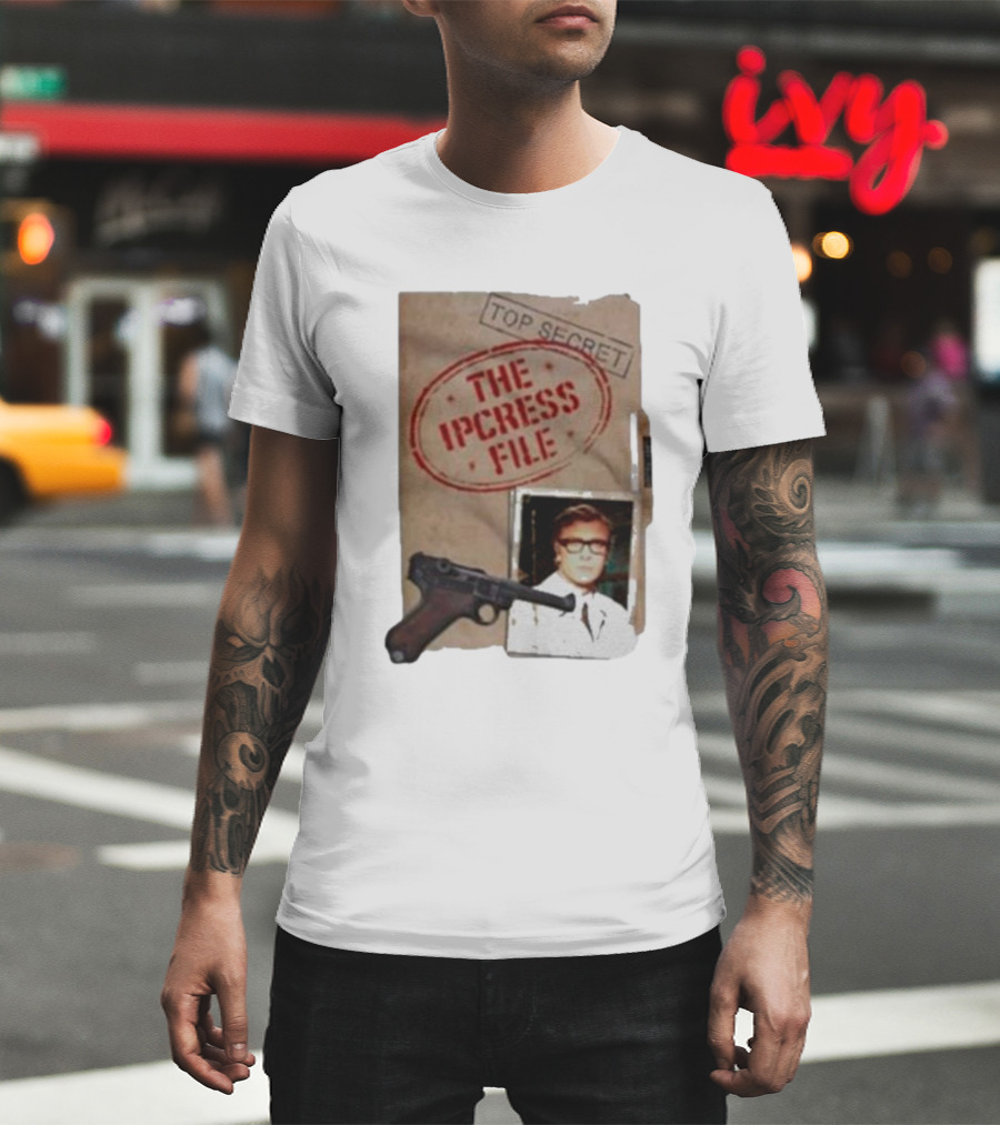 Top Secret File The Ipcress File Gun And Photograph T-Shirt