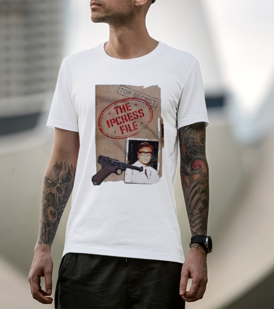 Top Secret File The Ipcress File Gun And Photograph T-Shirt