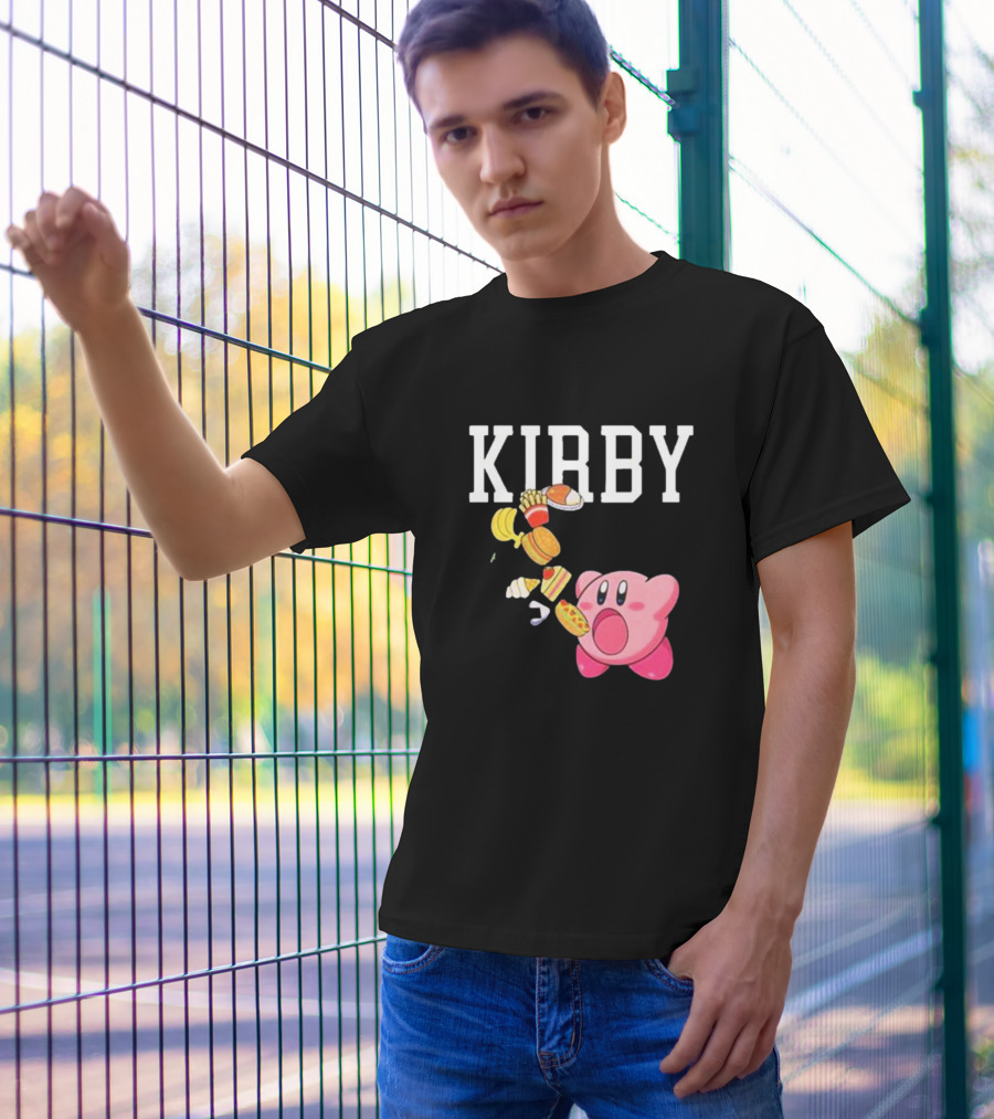 KIRBY Inhales Iconic Food For Power Up T-Shirt