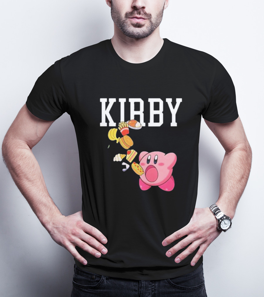 KIRBY Inhales Iconic Food For Power Up T-Shirt
