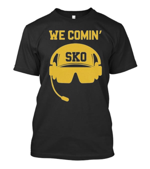 WE COMIN' SKO Prime Boulder Football Headset T-Shirt