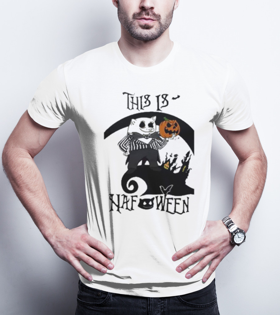 This Is Nafoween Halloween Nafo Pumpkin Character T-Shirt