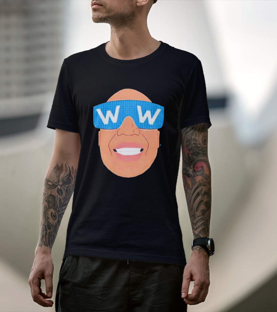 W Glasses Smiling Face With Tyler Lockett T-Shirt