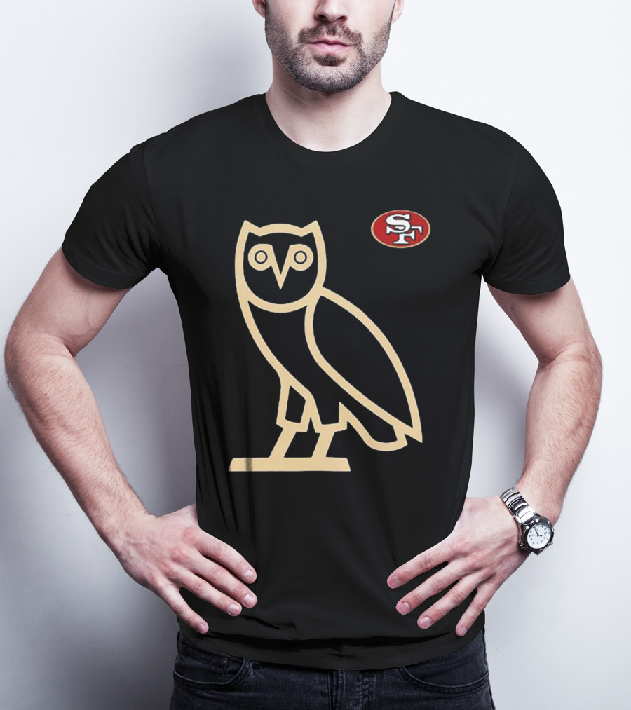 San Francisco 49ers SF Ovo Owl Scarlet T-Shirt