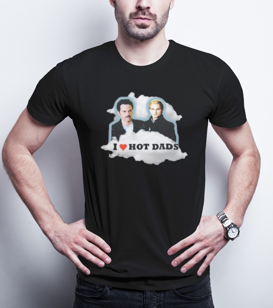 I Heart Hot Dads With Actors In Suits T-Shirt