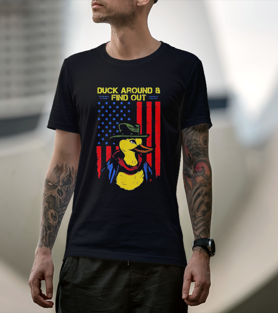 Oregon Duck Around And Find Out Patriotic T-Shirt