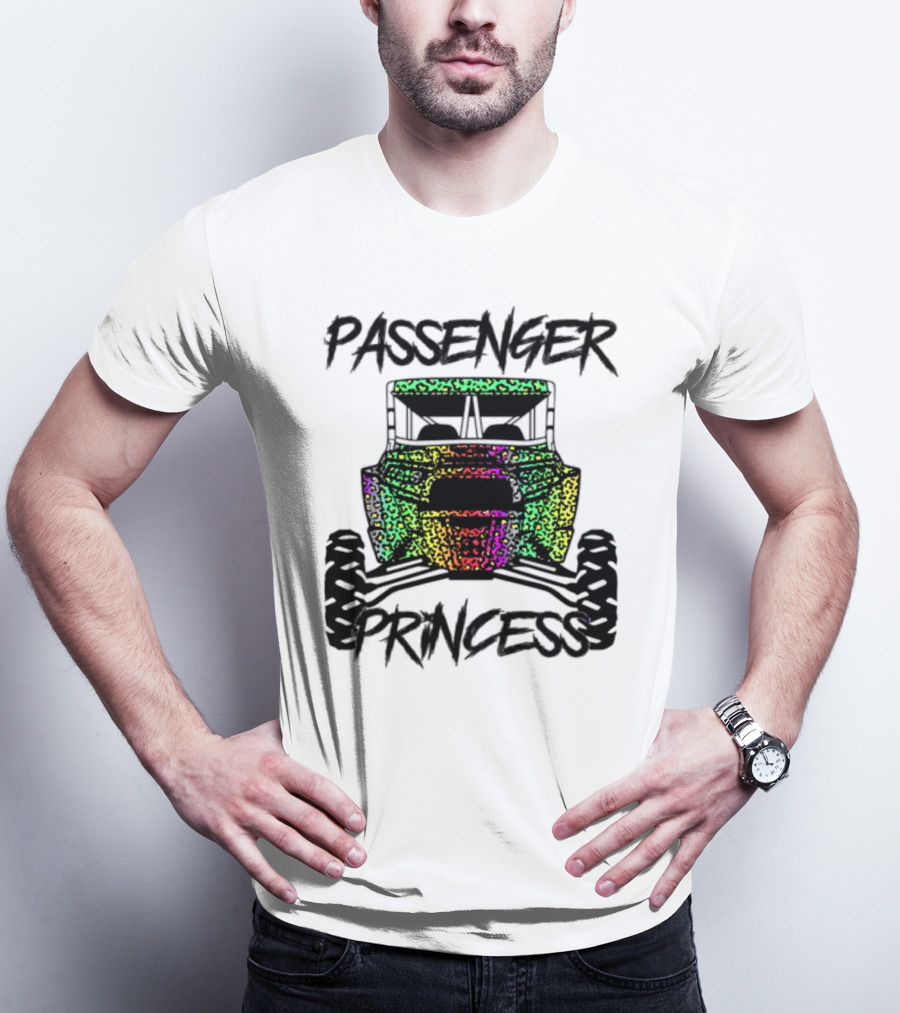 Passenger Princess Colorful Off-Road UTV T-Shirt