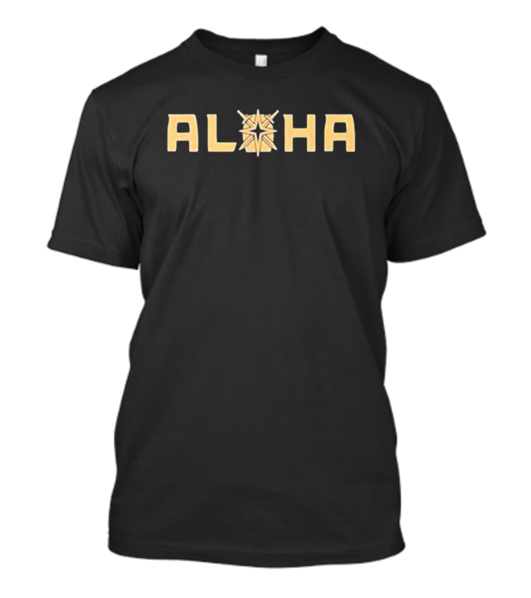 Golden Knights VGK Aloha Star Hockey T-Shirt