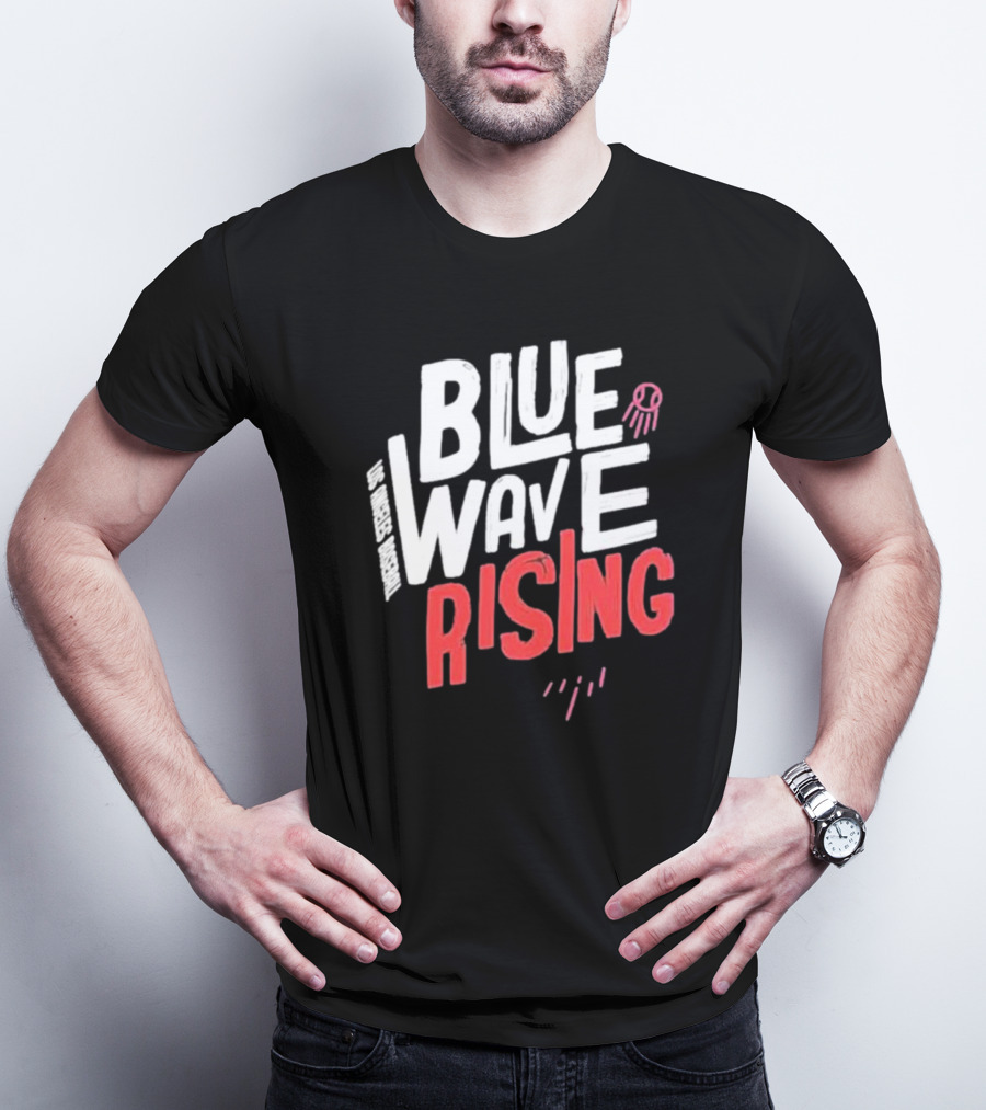 Los Angeles Original Blue Wave Rising T-Shirt