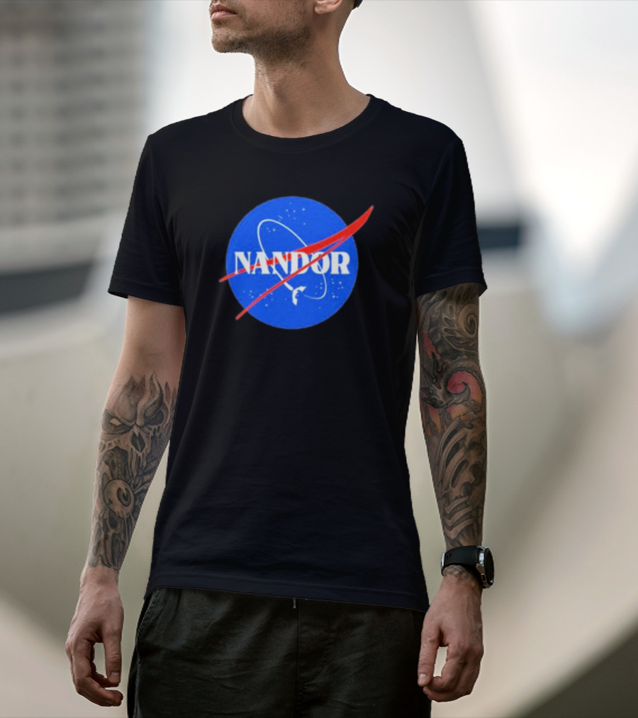 Harvey Guillen Nandor NASA T-Shirt