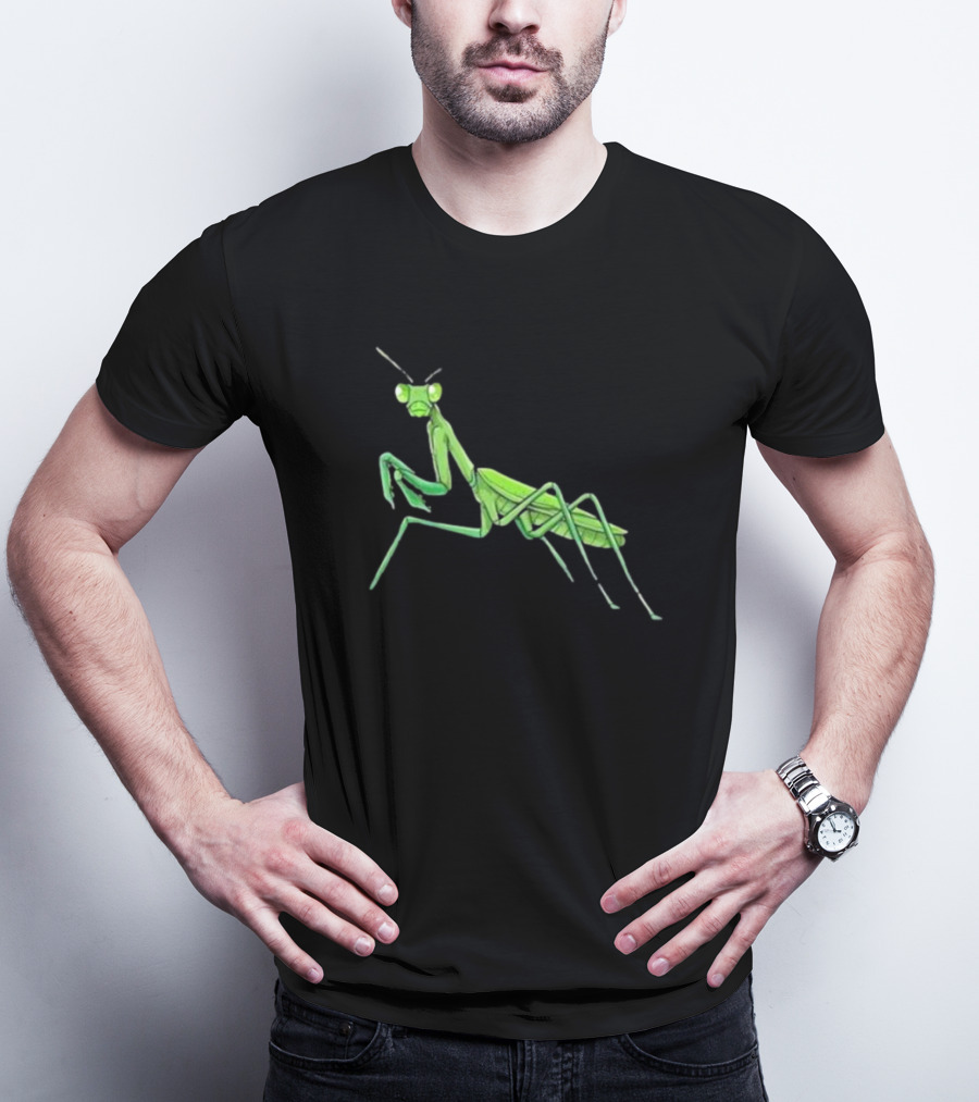 Mantis Cartoon Praying Mantis T-Shirt