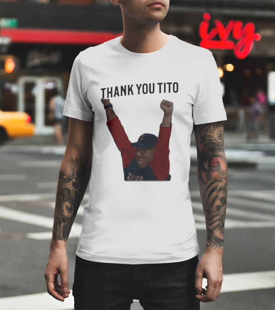 Thank You Tito Guardians Baseball T-Shirt