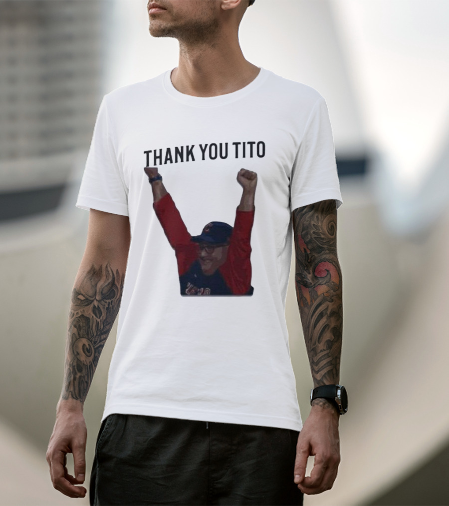 Thank You Tito Guardians Baseball T-Shirt