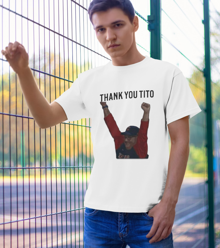 Thank You Tito Guardians Baseball T-Shirt