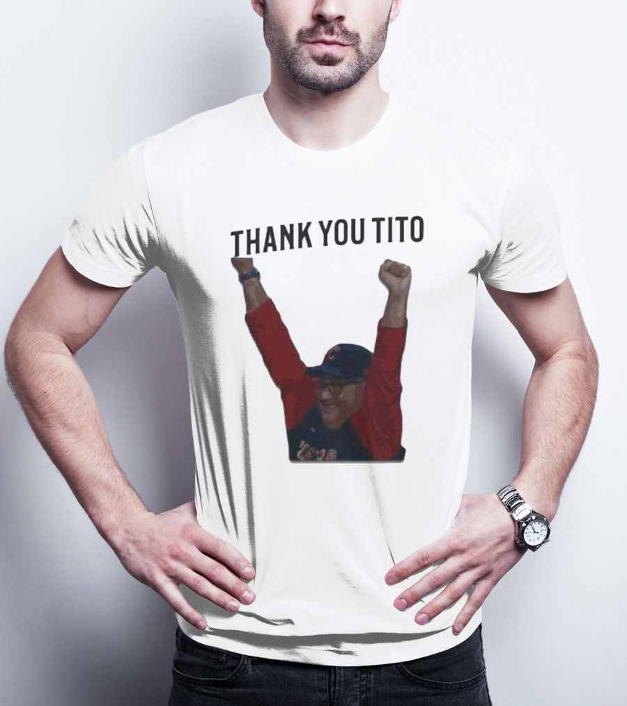 Thank You Tito Guardians Baseball T-Shirt