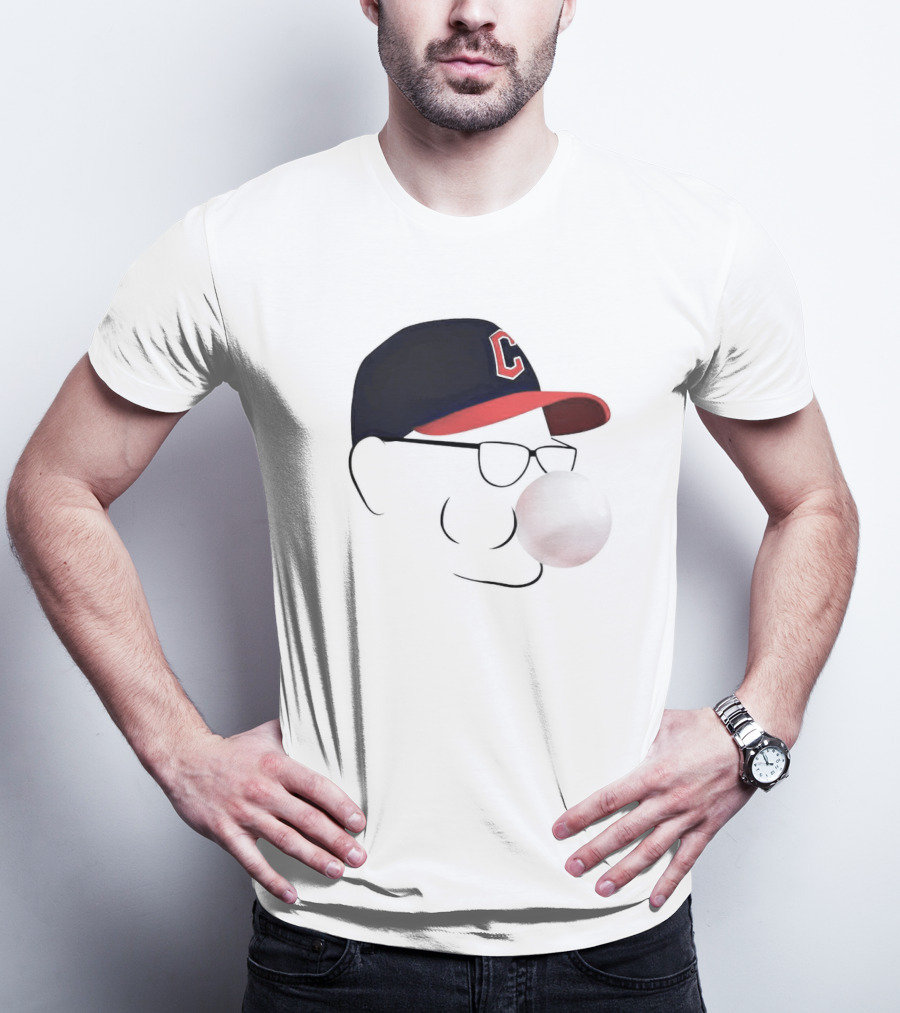Terry Francona Tito Bubblegum C Logo Hat T-Shirt