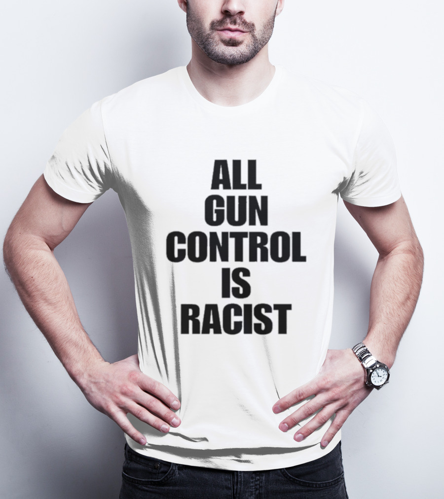 Black Patriot Vet All Gun Control Is Racist T-Shirt