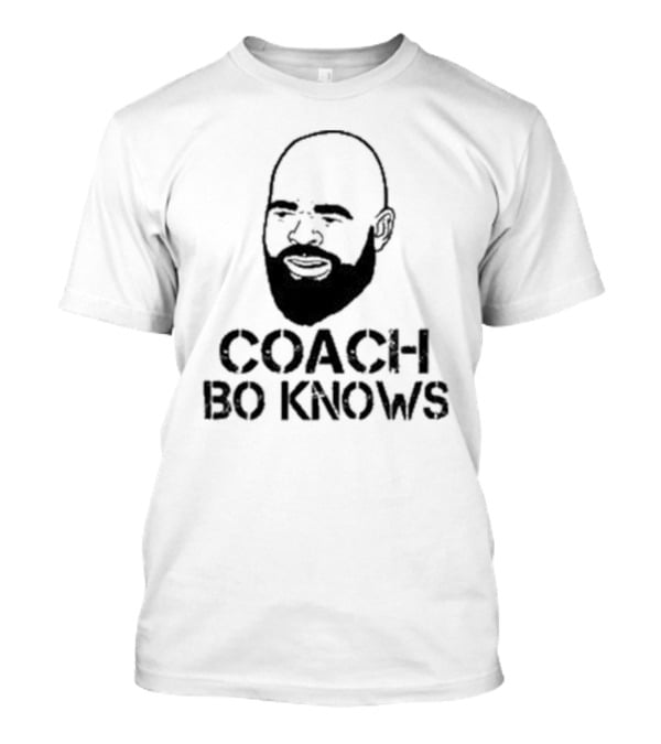 Coach Bo Knows Bald Beard T-Shirt