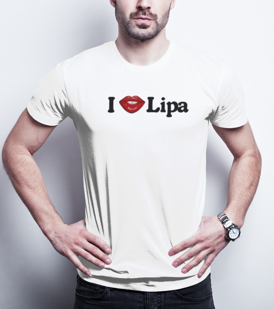 I Lip Lipa Shirt Simplelipa I Love Lipa Red Lips T-Shirt