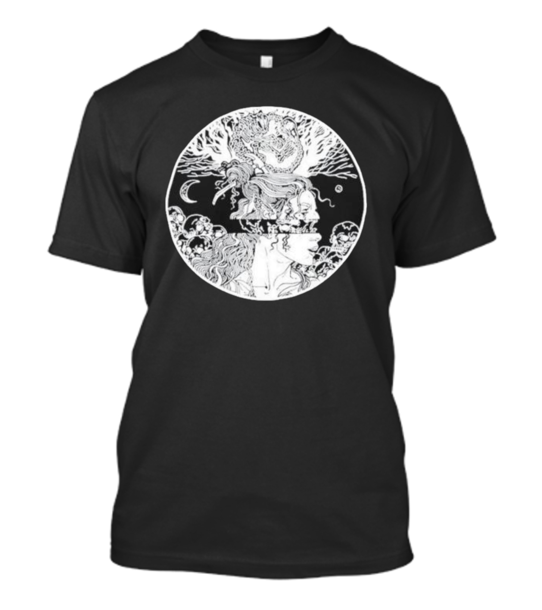 Critical Role Laudna Character Art Moon T-Shirt