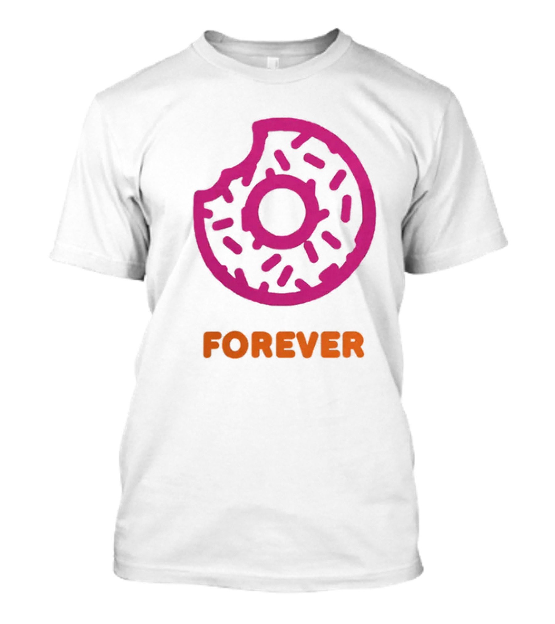 Dunkin Donut Forever Merch Pink Sprinkled T-Shirt