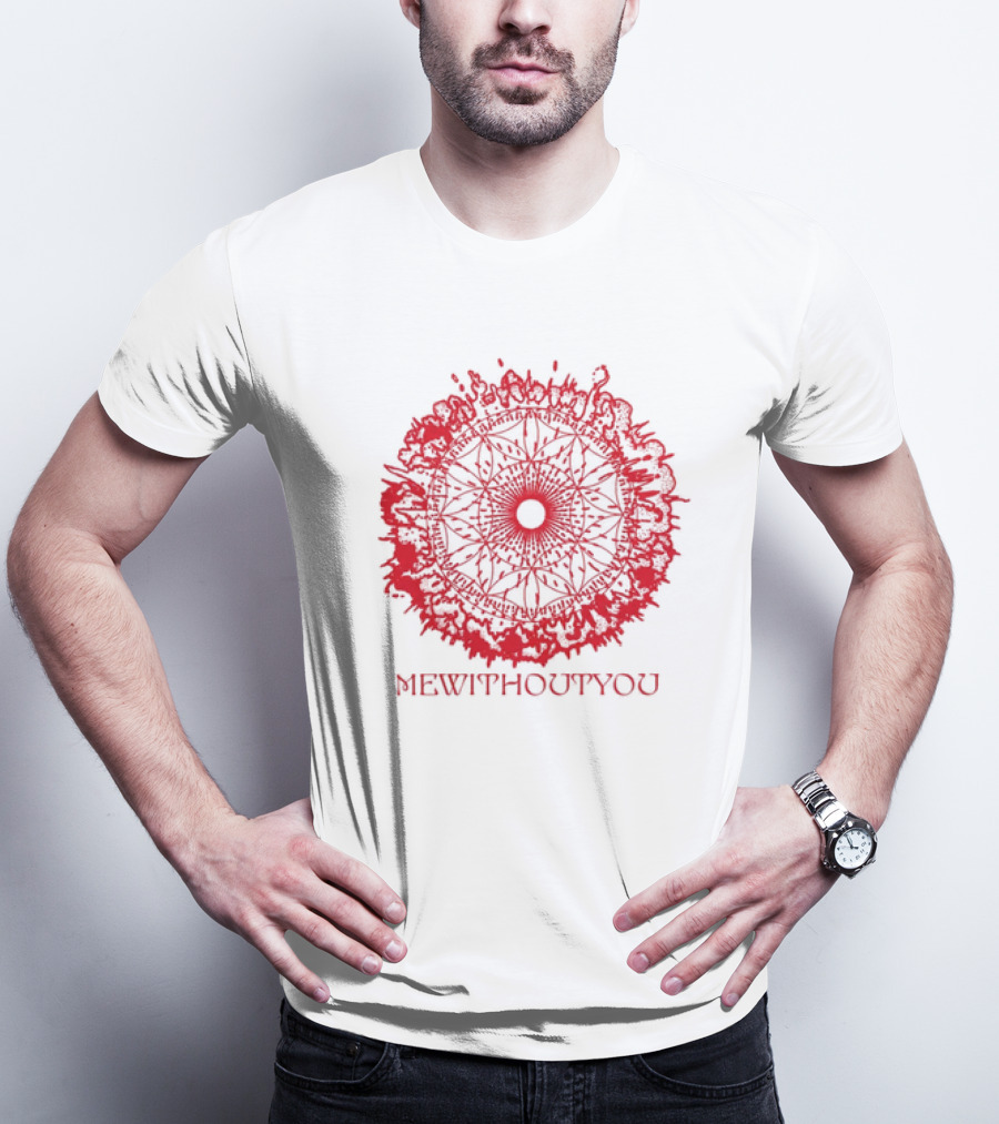Mewithoutyou Red Symbolic Mandala T-Shirt