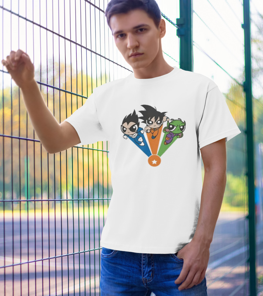 Geek Covers Powerball Boyz Anime Fusion Trio Jump T-Shirt