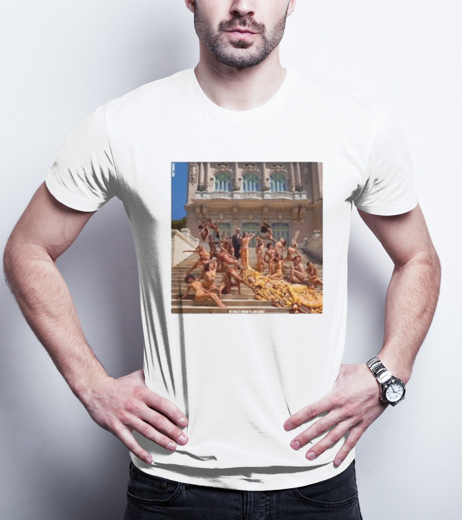 Sofi Tukker Bread Album Cover Art Dripping In Bread On Grand Staircase T-Shirt