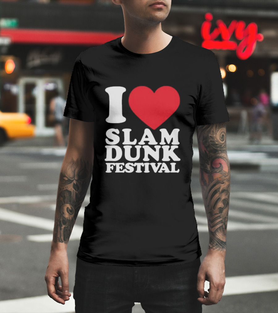 I Heart Slam Dunk Festival T-Shirt