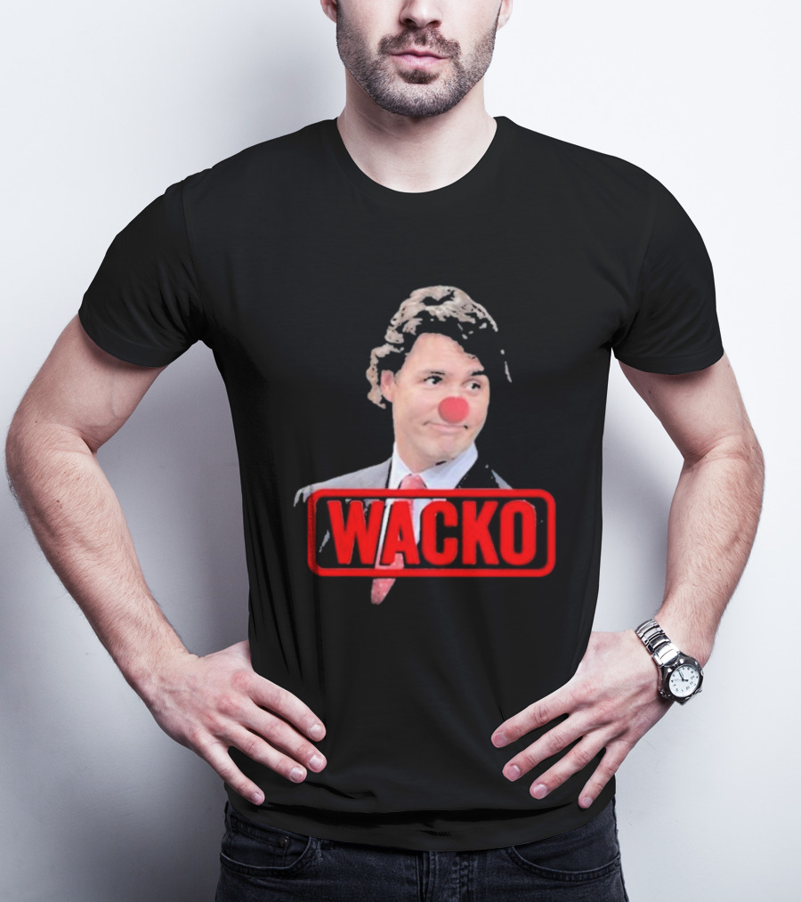 Trudeau Wacko Red Nose Canadian Clown T-Shirt