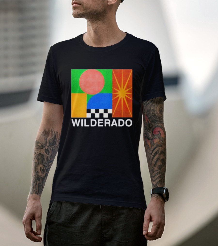 Wilderado Merch Talker Colorful Geometric Abstract T-Shirt
