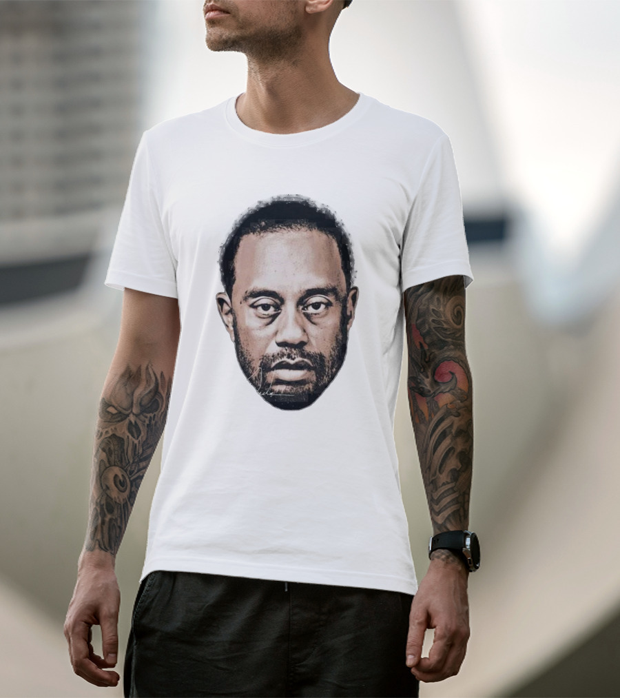 Tiger Woods Face Shot T-Shirt