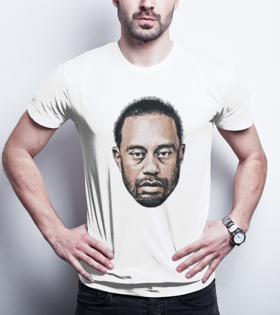 Tiger Woods Face Shot T-Shirt