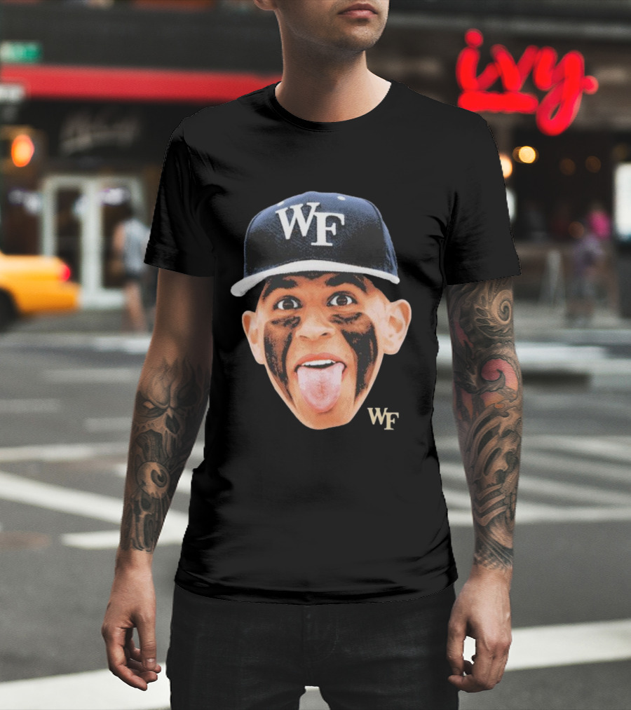 WF Baseball Cap Face Adam Tellier W WF T-Shirt