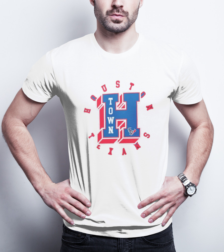Houston Texans Hometown 'H' Icon With Team T-Shirt