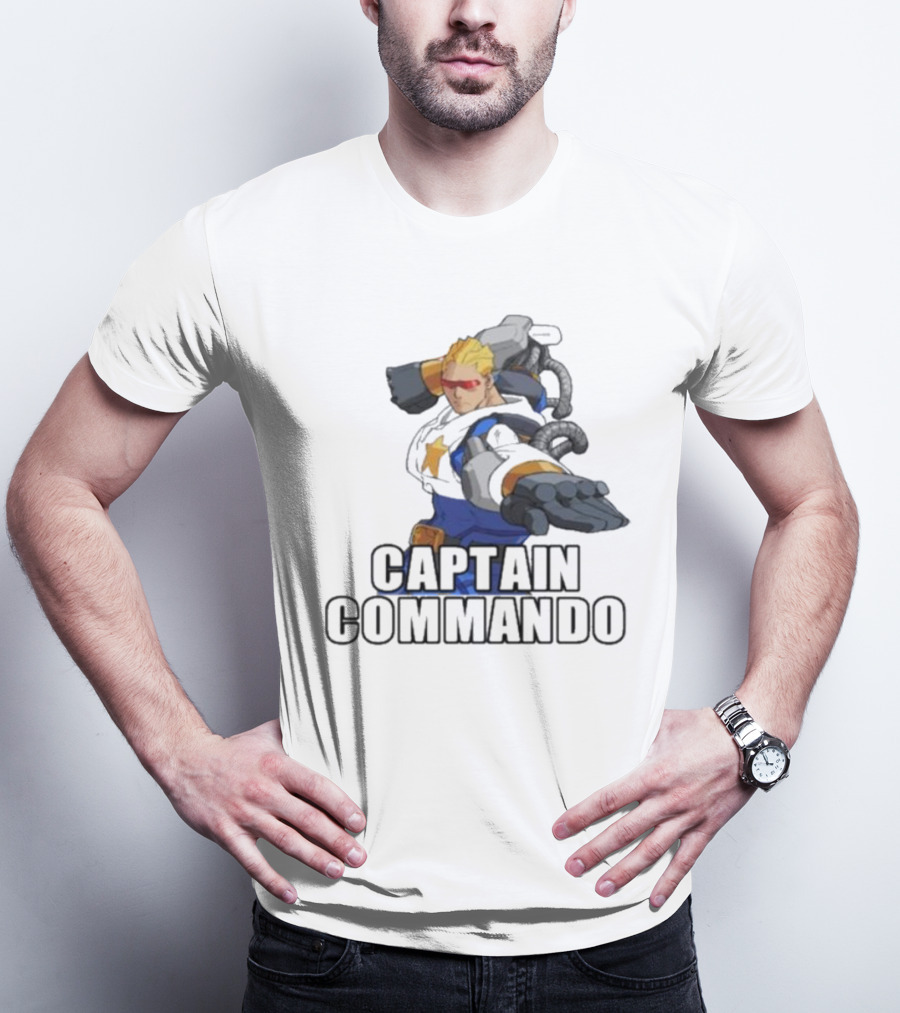 Captain Commando Vintage Character T-Shirt