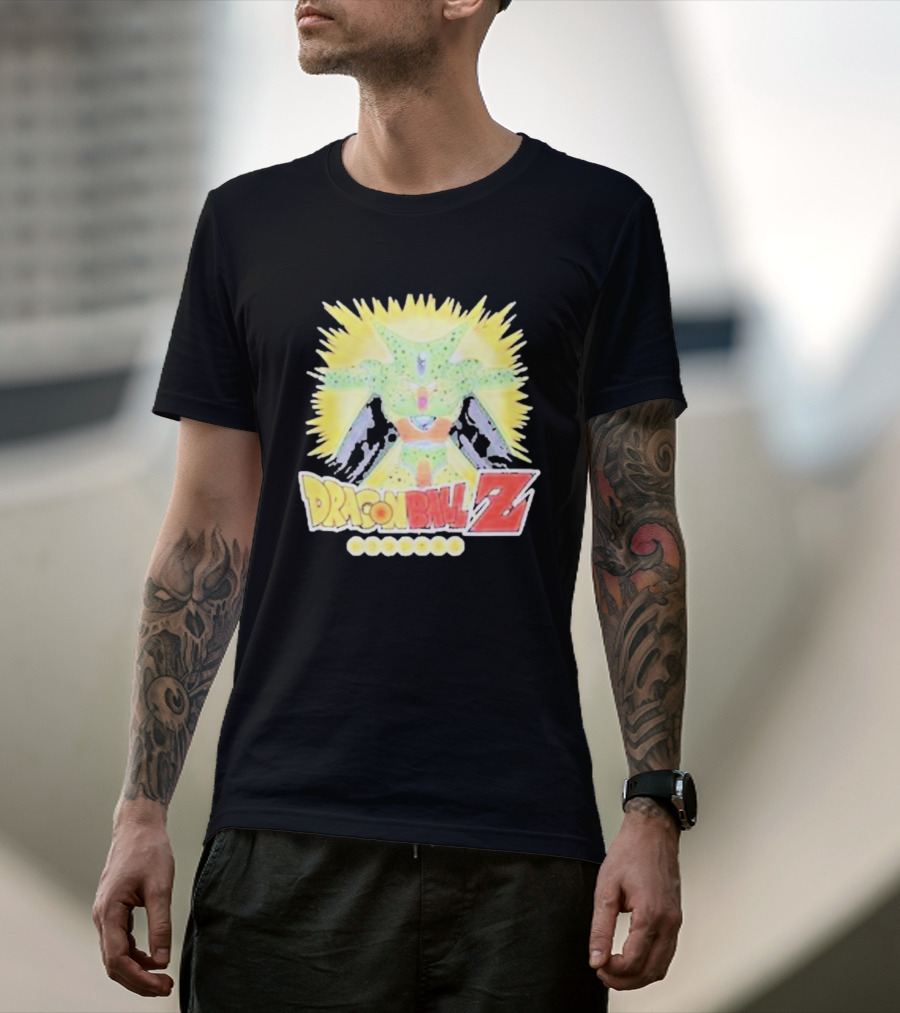 Cell Taiyoken Dragon Ball Z Reflective Power Burst T-Shirt