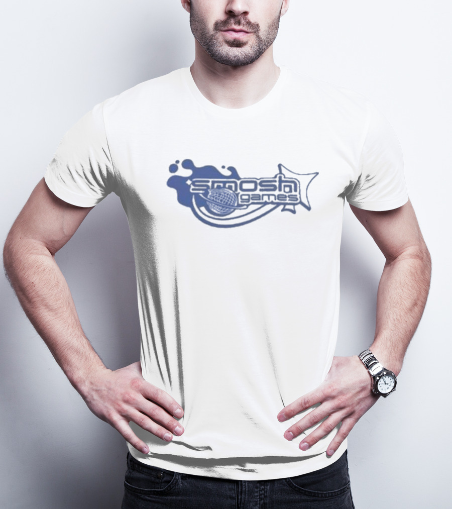 Smosh Games Blue Splash Icon With Star And Microphone T-Shirt