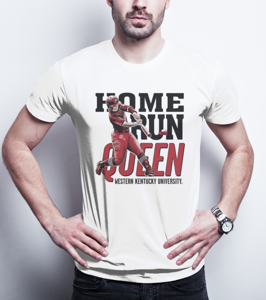 Home Run Queen Western Kentucky University Taylor Sanders T-Shirt