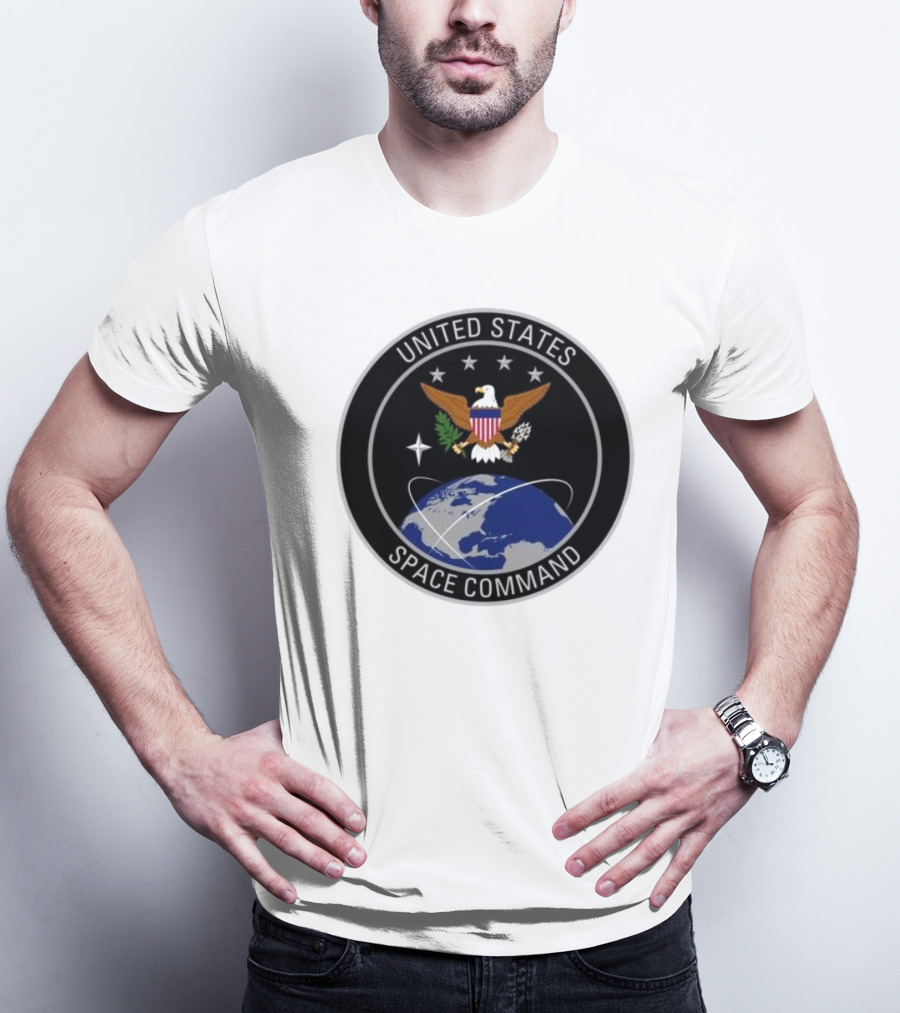 United States Space Command Eagle Emblem T-Shirt